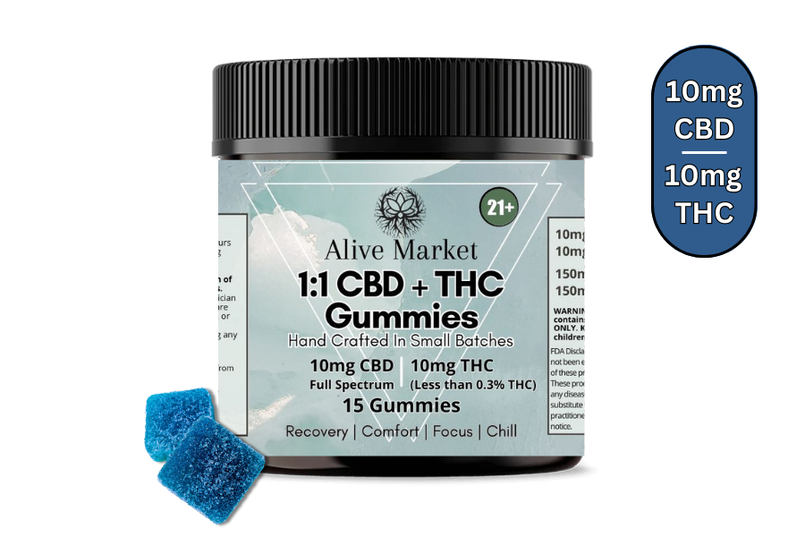 10mg THC Gummies 1 1 CBD THC Gummies 15 Count Alive Market 10mg-thc-gummies-1-1-cbd-thc-gummies-15-count-alive-market
