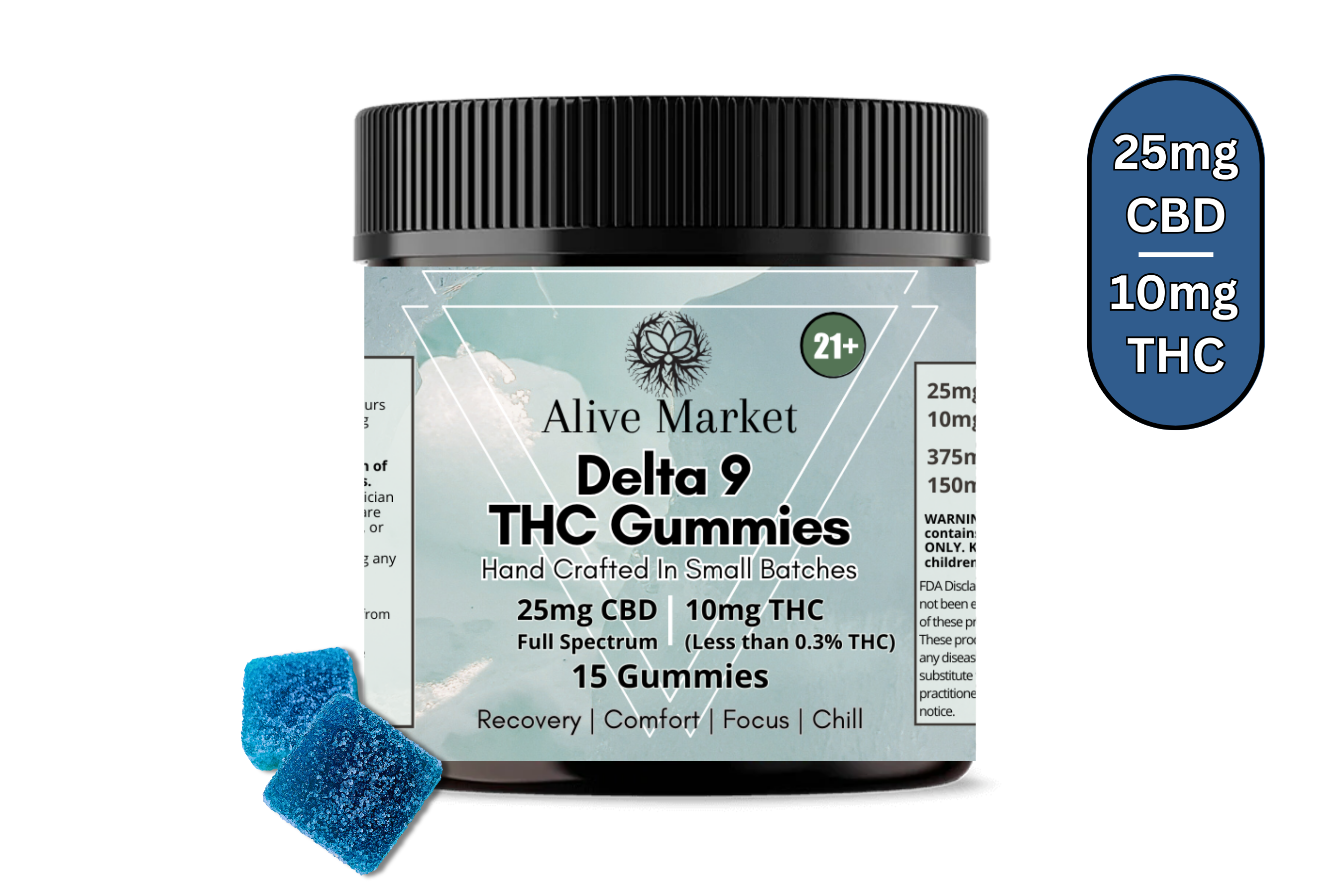 THC Gummies - High Potency For Pain, Sleep & Stress – Alive Market